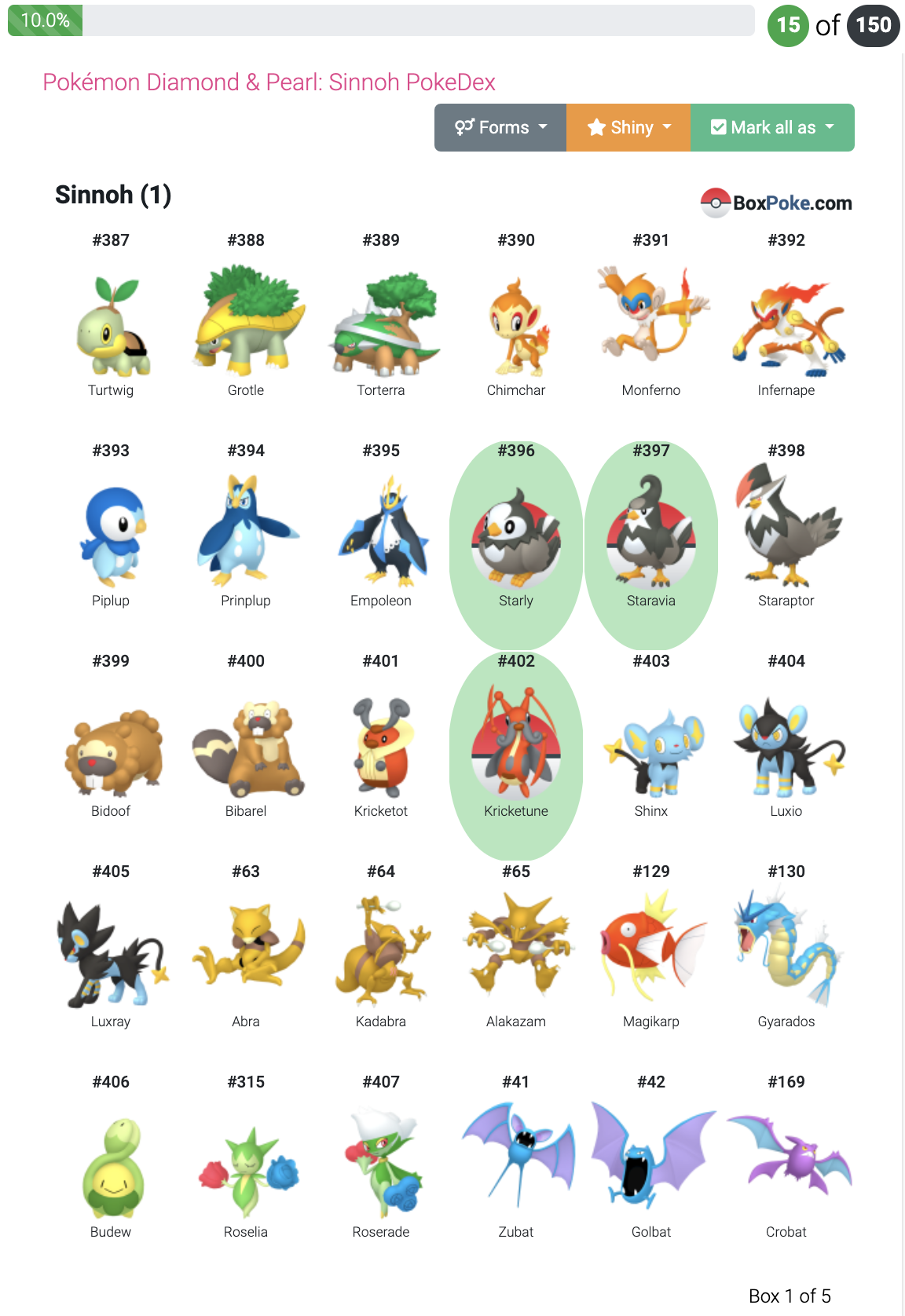 BoxPoke Dex Tracker Pokedex Tracker Poke Checklist Living, 54% OFF