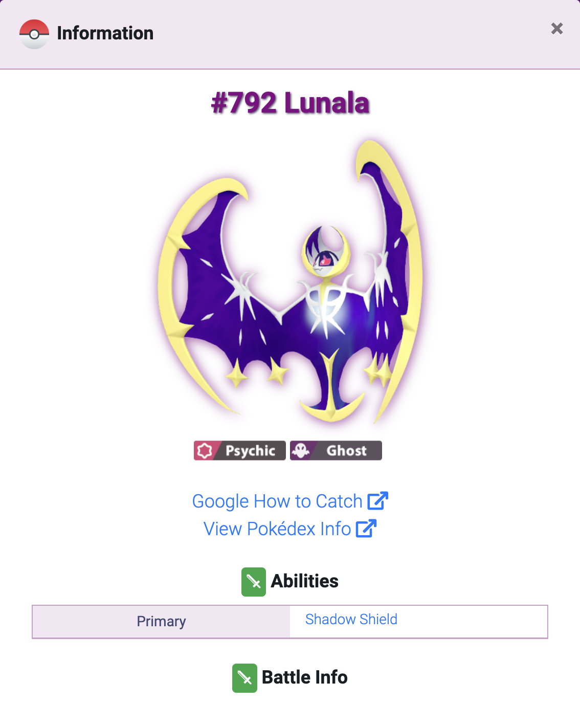 Pokémon Número #197 Umbreon | Registro de Pokédex