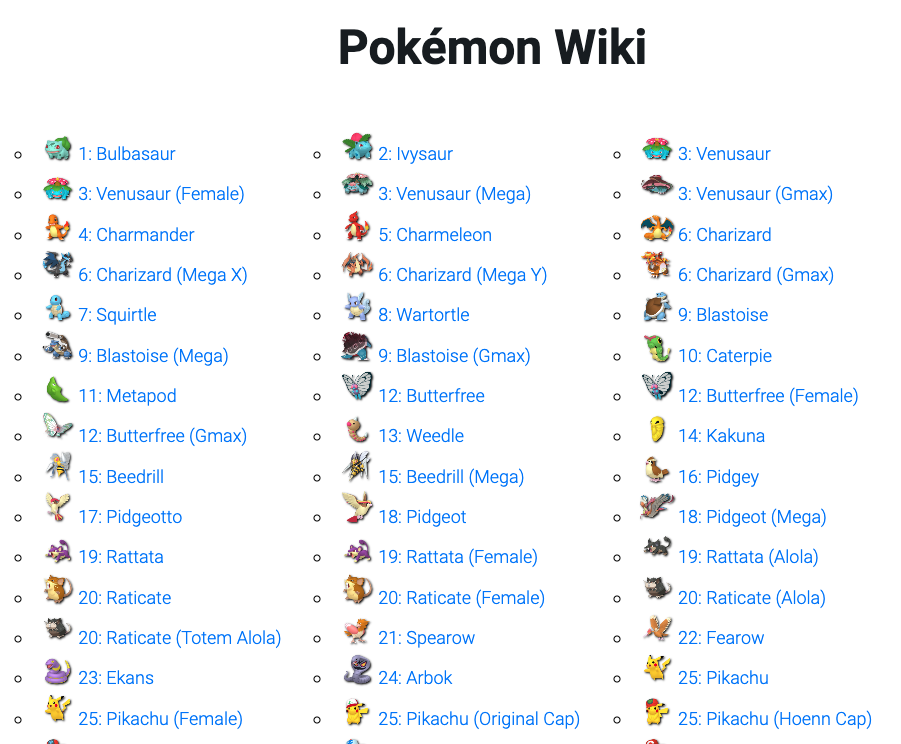 Wiki Pokémon